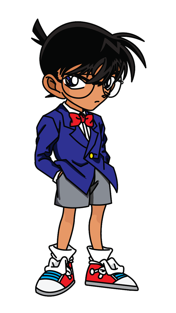 Cách vẽ Conan chibi cute đơn giản nhất mà ai cũng có thể vẽ được